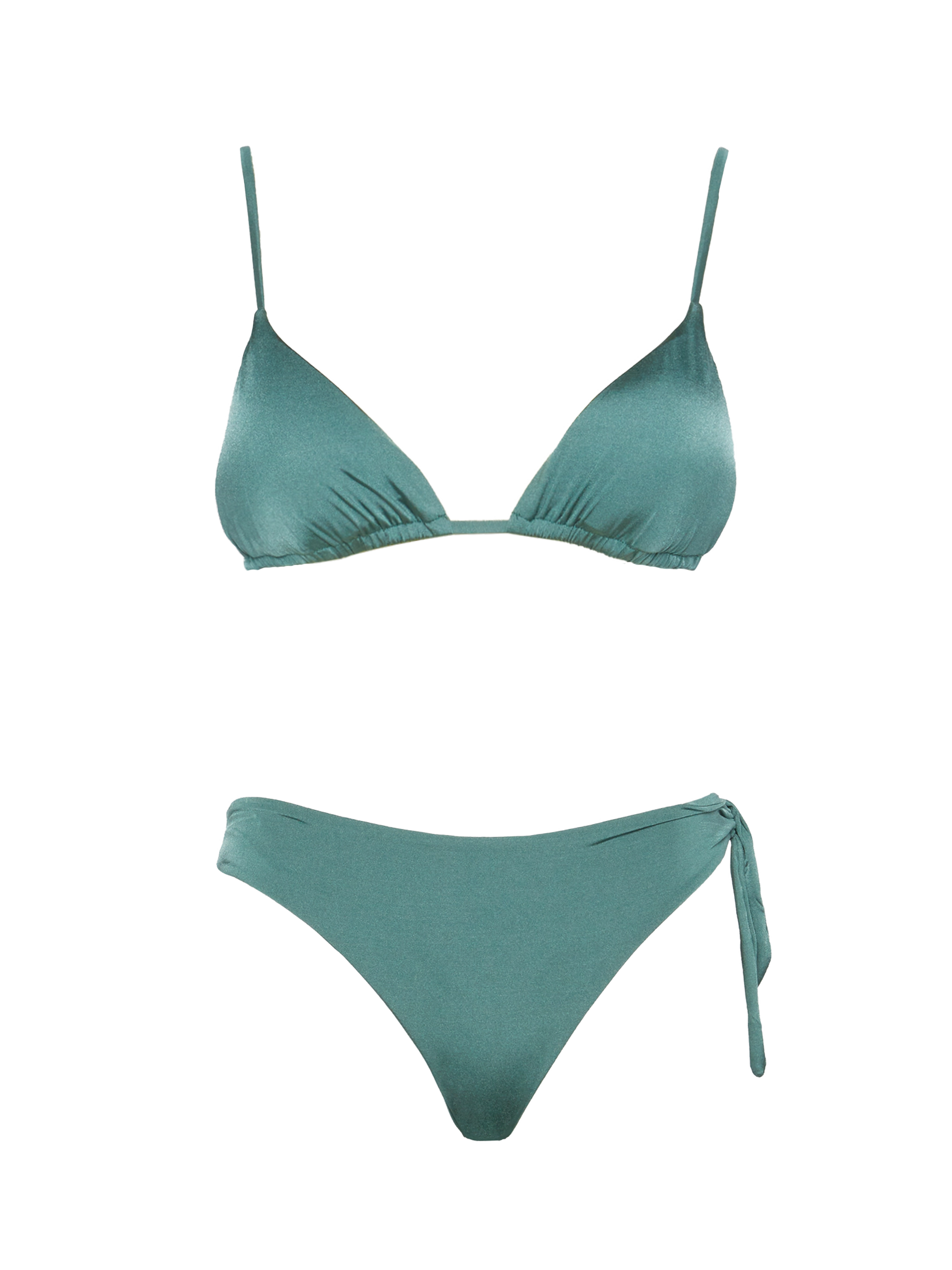 Sage green triangle bikini Janet Loren – MC2 Saint Barth