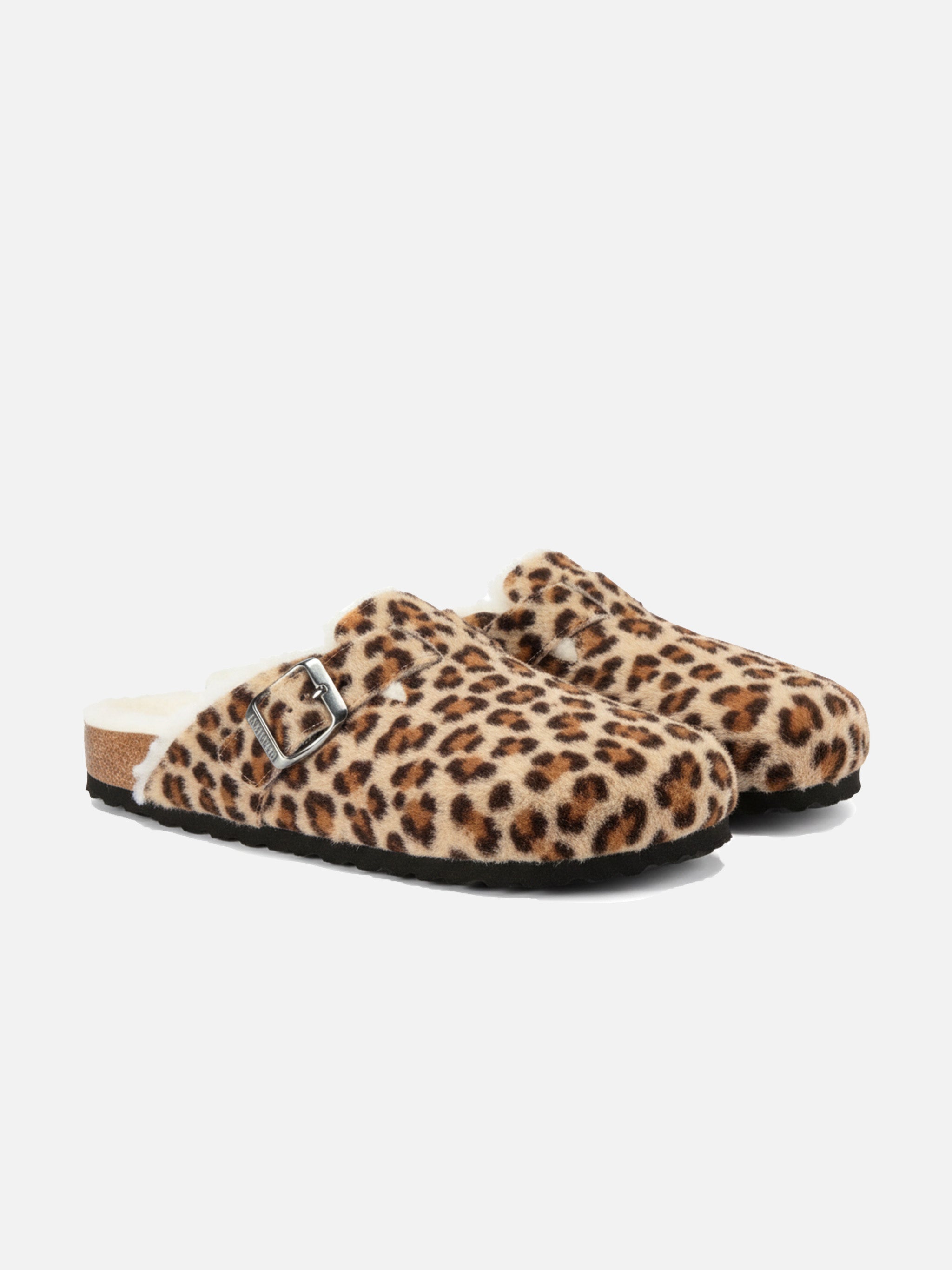 Furry sandal clogs Sandal Clog with leopard print – MC2 Saint Barth